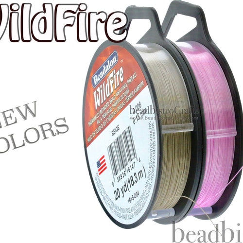 Beadalon Wildfire® Thread Thermally Bonded Bead Weaving - Etsy