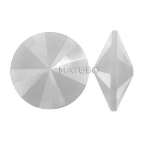 Czech Glass RIVOLI Stones - CHOOSE Your Color & Size - Bright Opaque ...