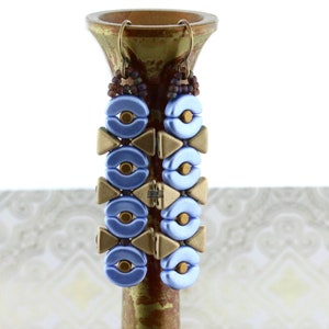 Deco Par Puca Earring PATTERN - Modern Art Deco Style Earring Tutorial ...