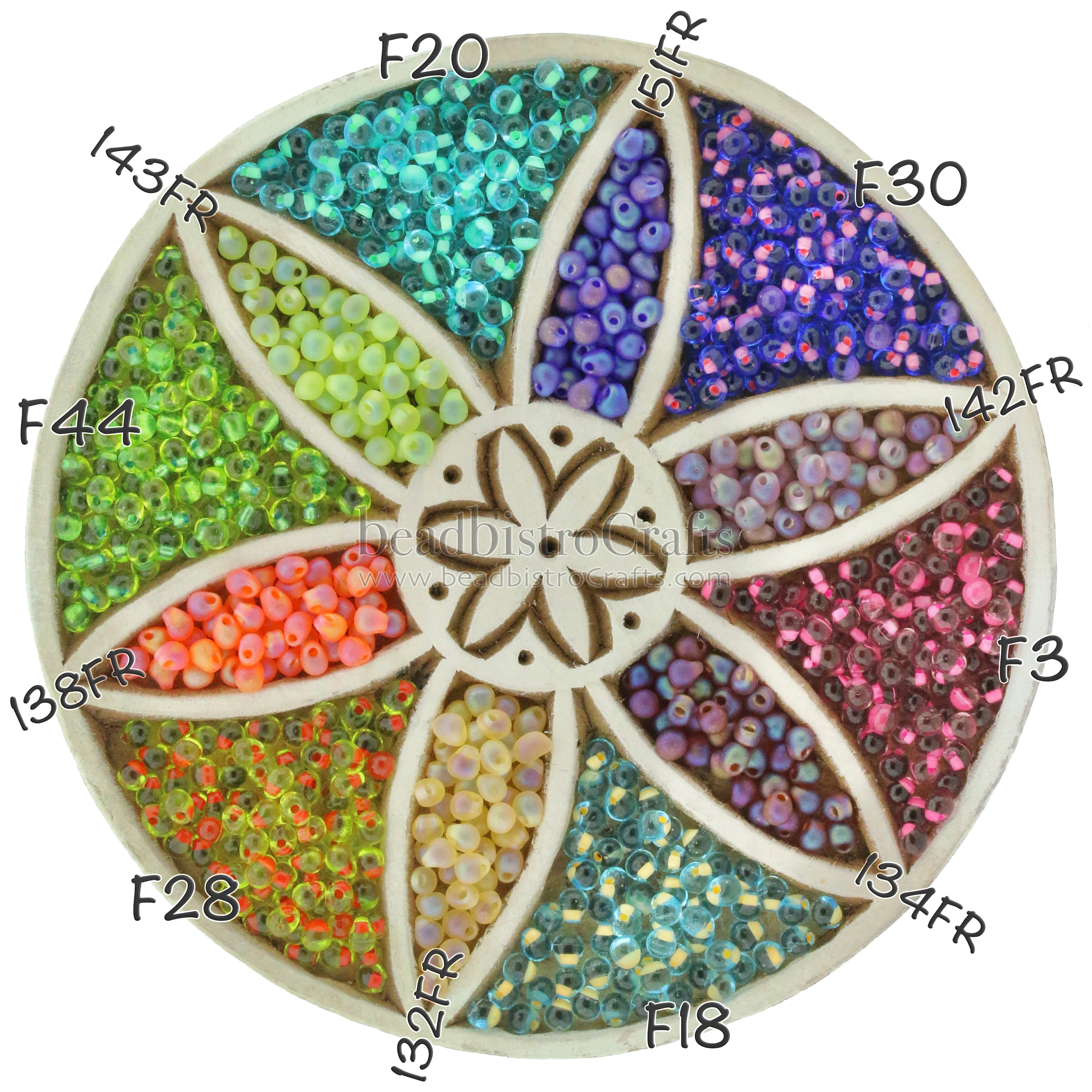 12g MIYUKI 3.4mm DROP Seed Beads - Tiny Glass Drop Beads * Choose Color ...