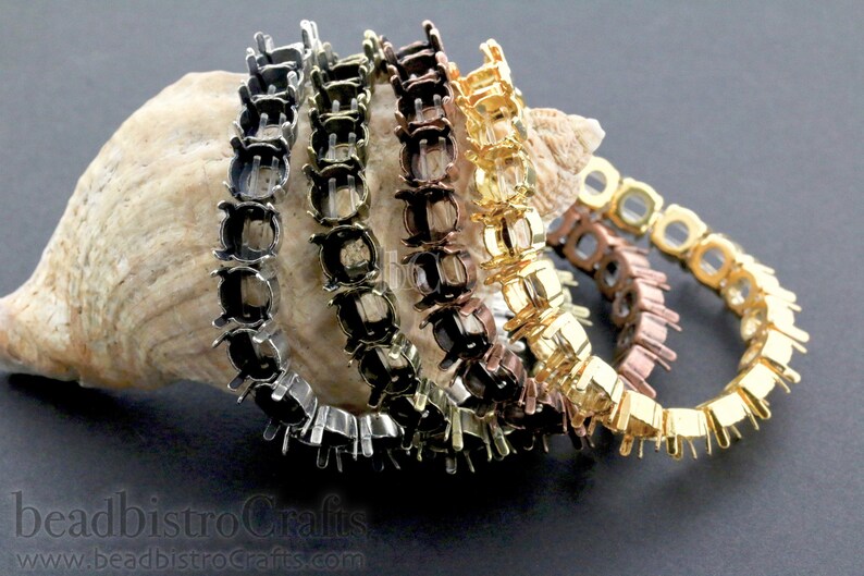 SETTINGS for 39SS / 29SS Stone - * Crystals - Sew-on Rhinestone 2-hole ...