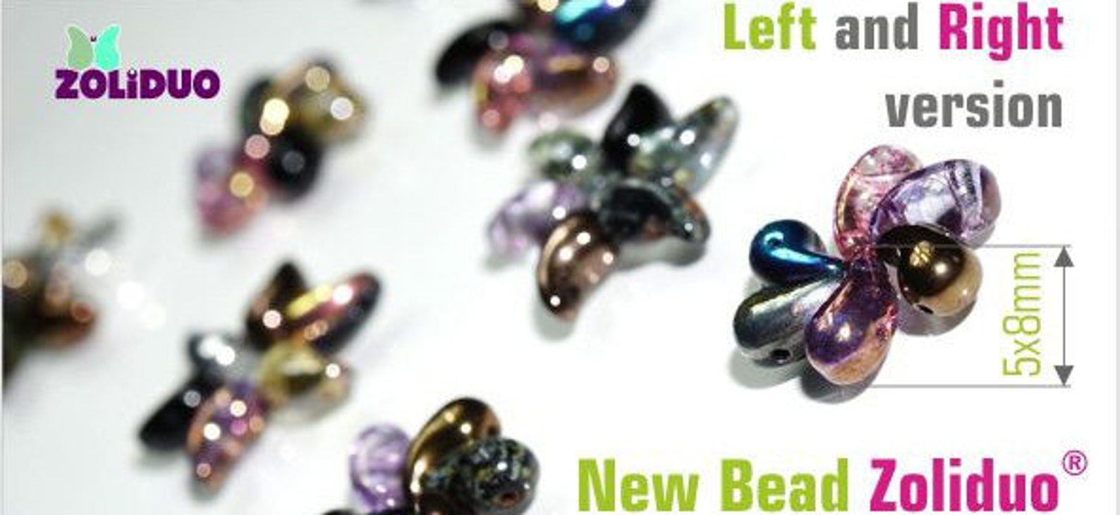 25 Colors * NEW COLORS AVAILABLE * Zoliduo Beads - 2-hole Czech - 30 ...