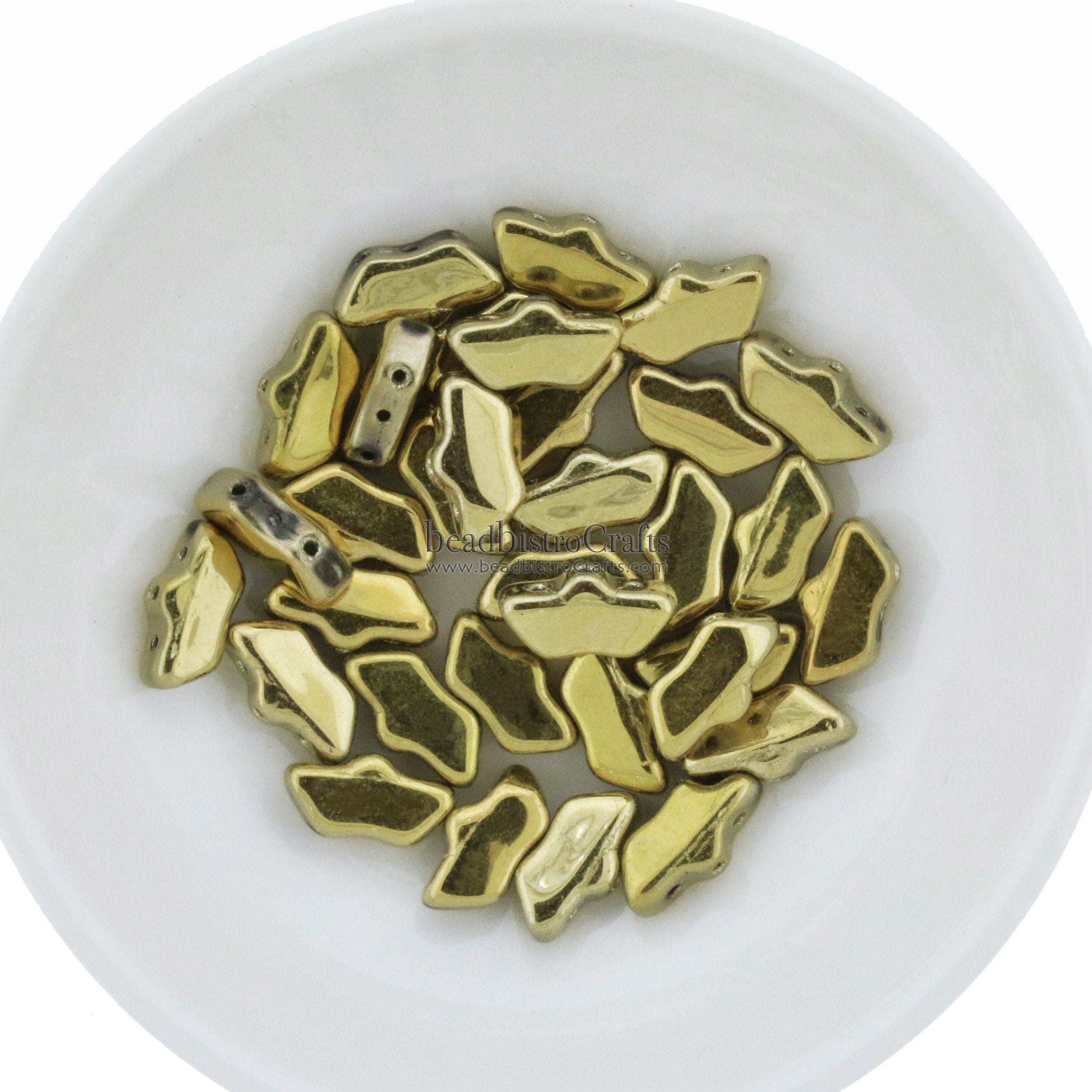 20pcs Czech DELOS® Par Puca® beads 3 hole beads Full | Etsy