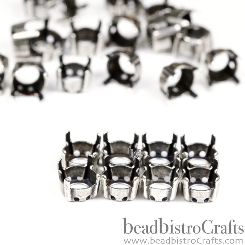 SETTINGS for 39SS / 29SS Stone - * Crystals - Sew-on Rhinestone 2-hole ...
