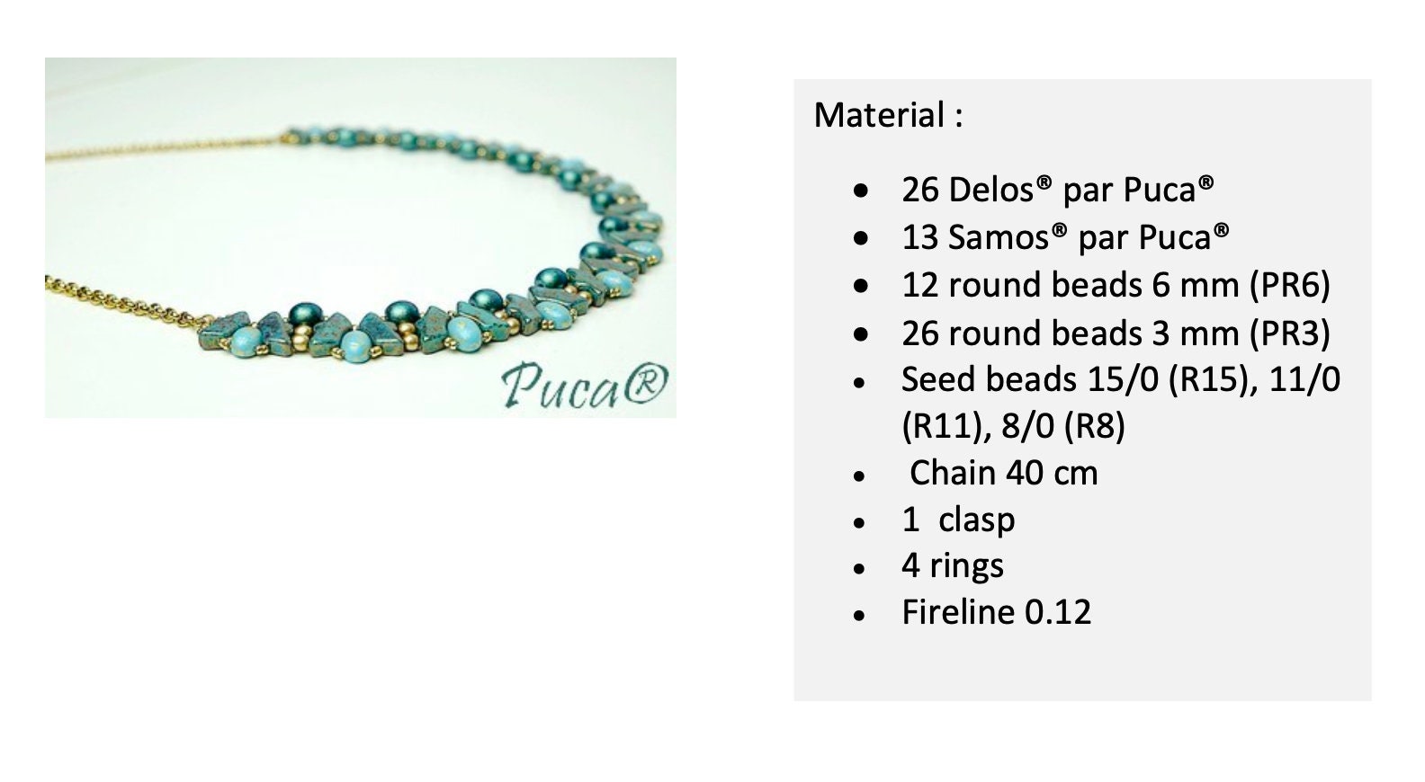 20pcs Czech DELOS® Par Puca® beads 3 hole beads Full | Etsy