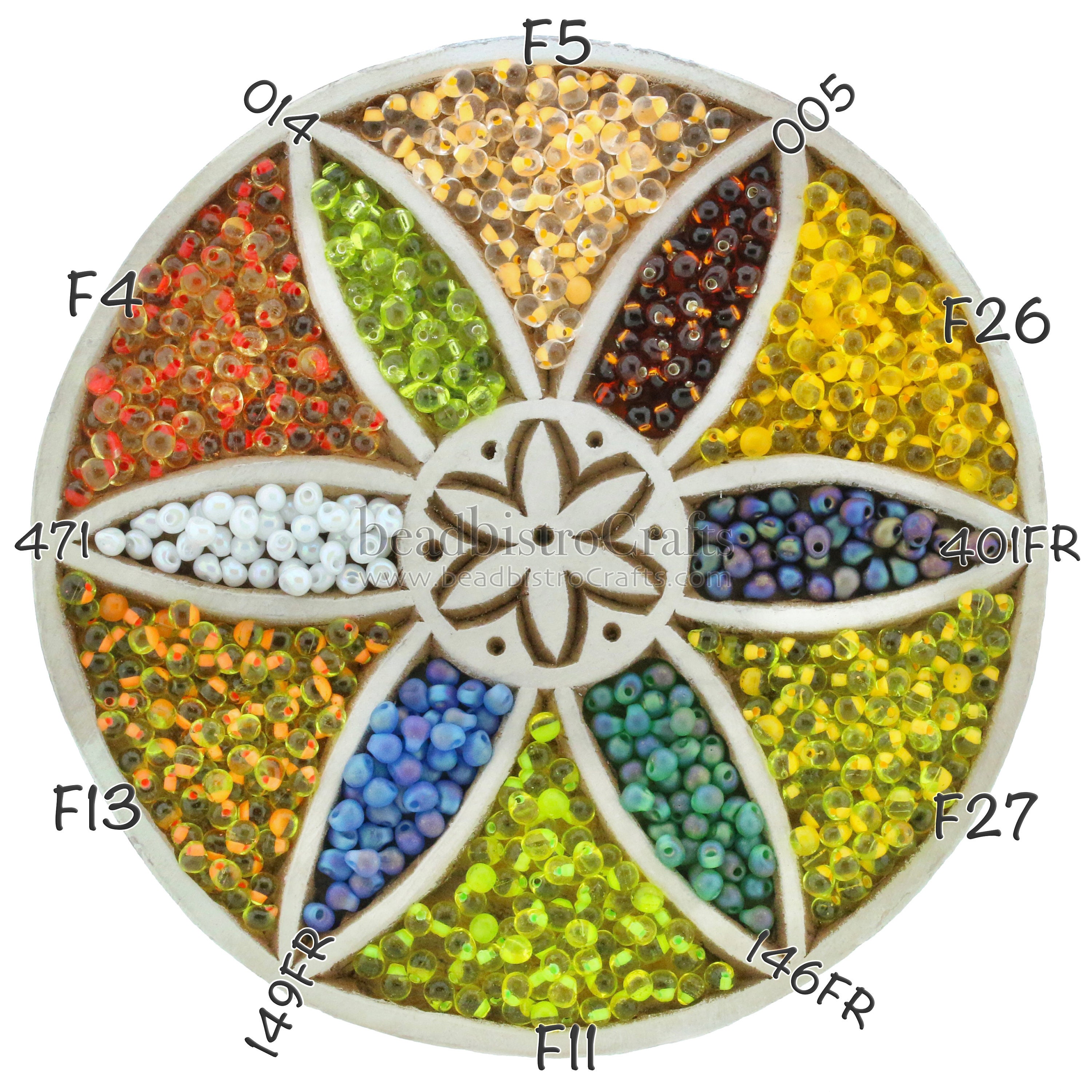 12g MIYUKI 3.4mm DROP Seed Beads - Tiny Glass Drop Beads * Choose Color ...