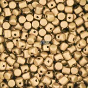 5g Czech MINOS Par Puca Beads Small Dot LIGHT GOLD Matte - Etsy