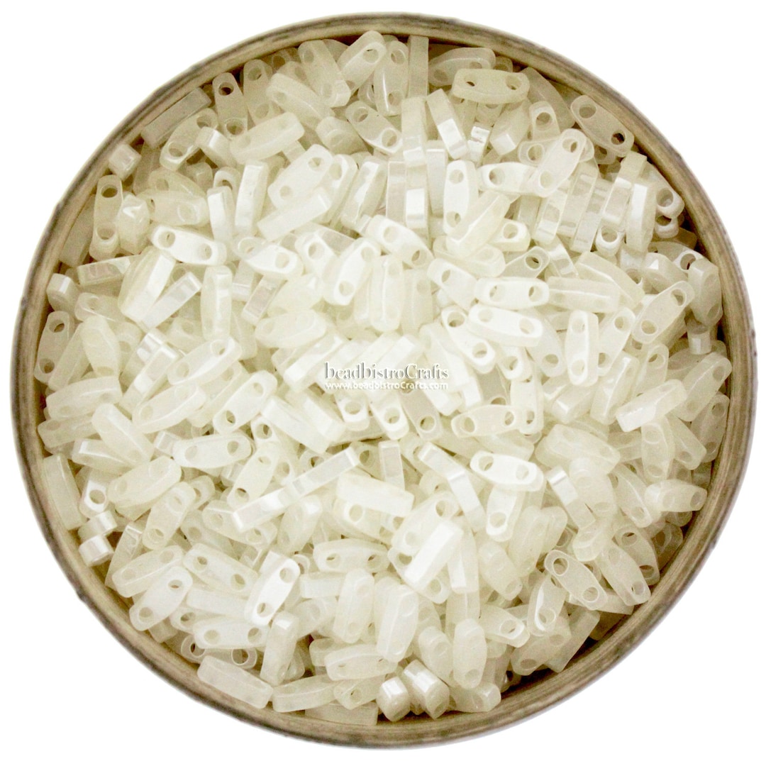 5g or 10g MIYUKI - 1/4 Tila Beads - OPAL CEYLON - # 512 - Size 5mm X 1 ...