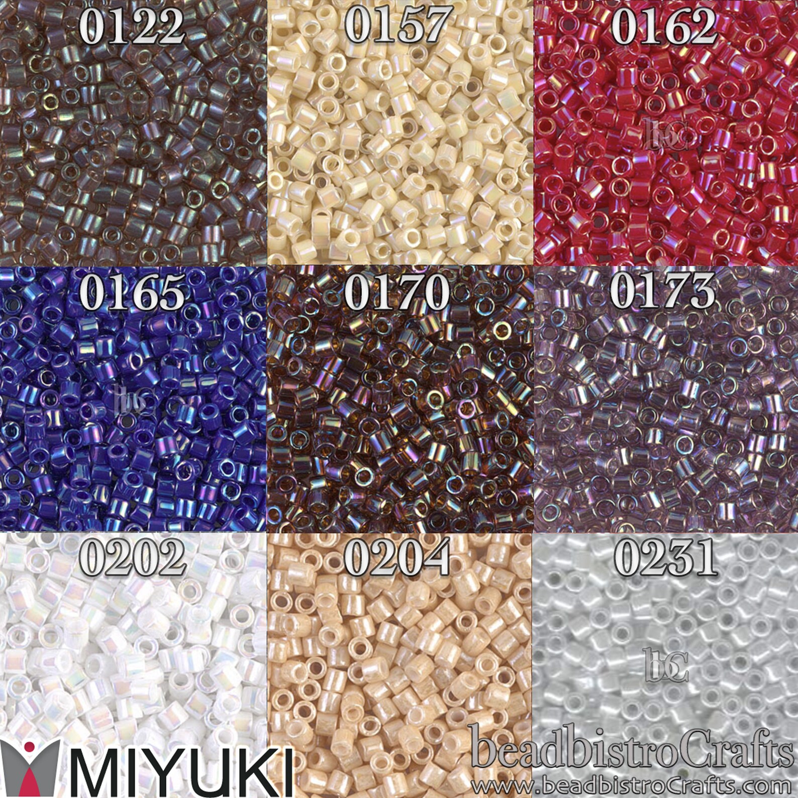 Size 8 DELICA Beads * CHOOSE Colors * MIYUKI Japanese Cylinder Seed ...