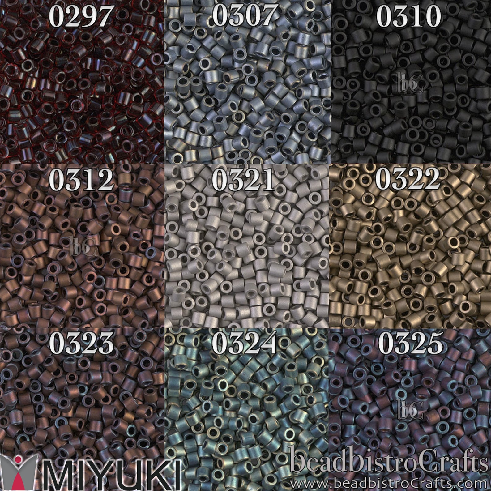 Size 8 DELICA Beads * CHOOSE Colors * MIYUKI Japanese Cylinder Seed ...