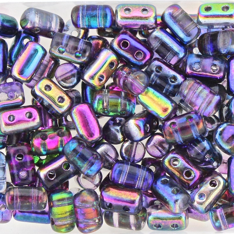 Glass Beads Fuschia - Etsy