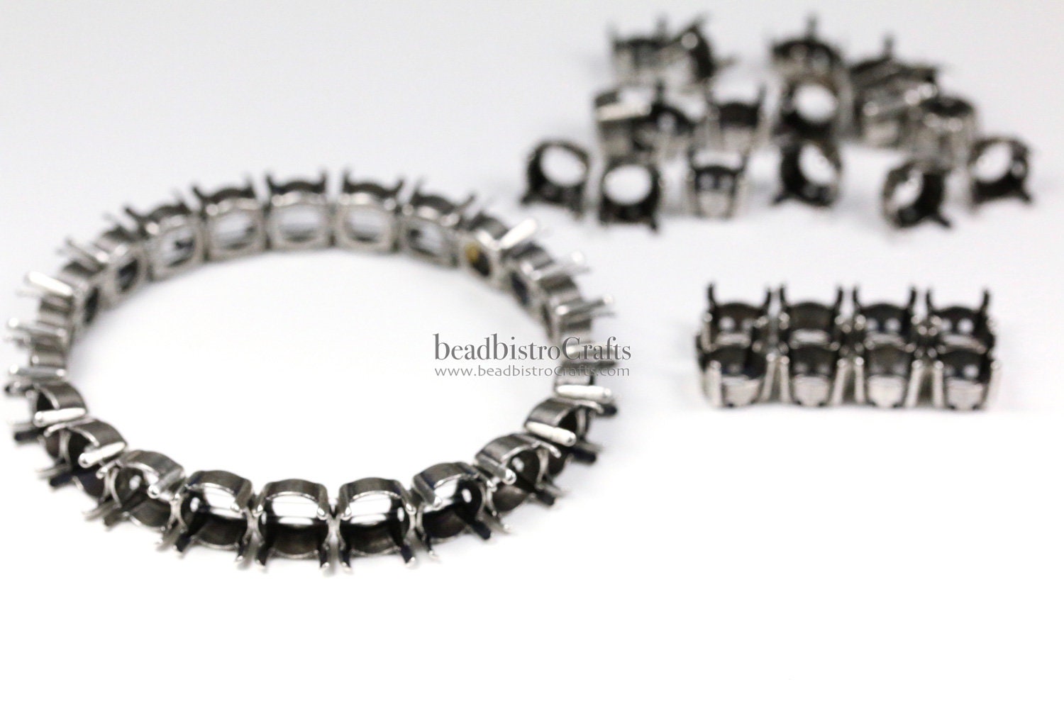 SETTINGS for 39SS / 29SS Stone - * Crystals - Sew-on Rhinestone 2-hole ...
