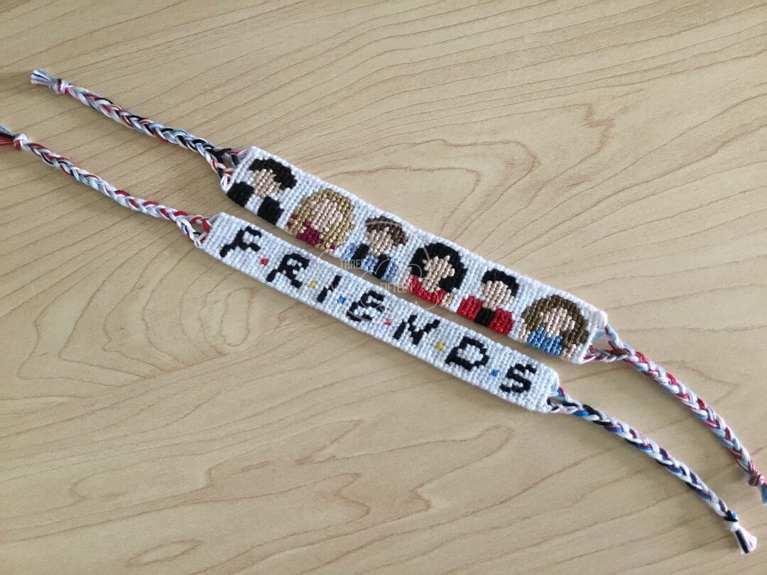 Friends Themed Friendship Bracelets or Keychain(available Upon Request ...