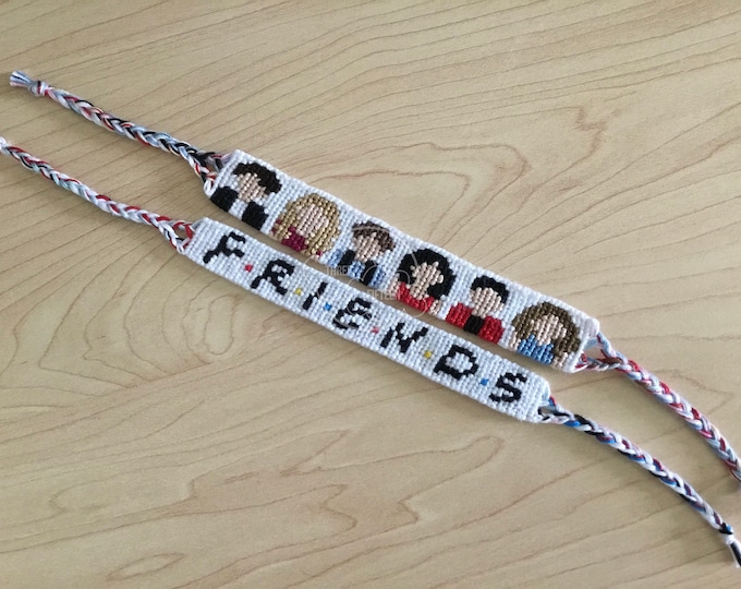 Friends Themed Friendship Bracelets or Keychain(available Upon Request ...