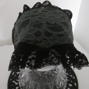 Victorian Civil War Head Piece Mourning Cap NB-446 - Etsy