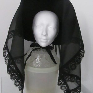 Victorian Mourning Veil - Civil War Short Veil - #NB-682 - Etsy