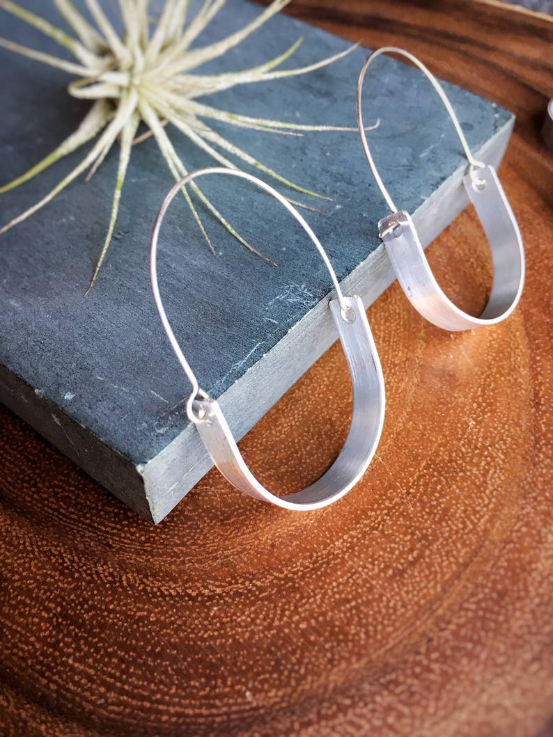 Mod Hoop Modern Gold Hoop Modern Gold Earring Gold Hoop - Etsy