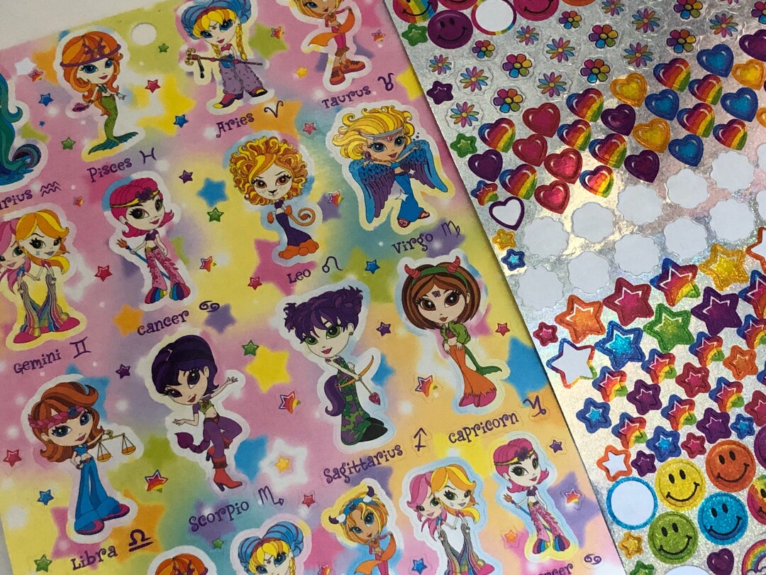 Lisa Frank Sticker Collection - Etsy