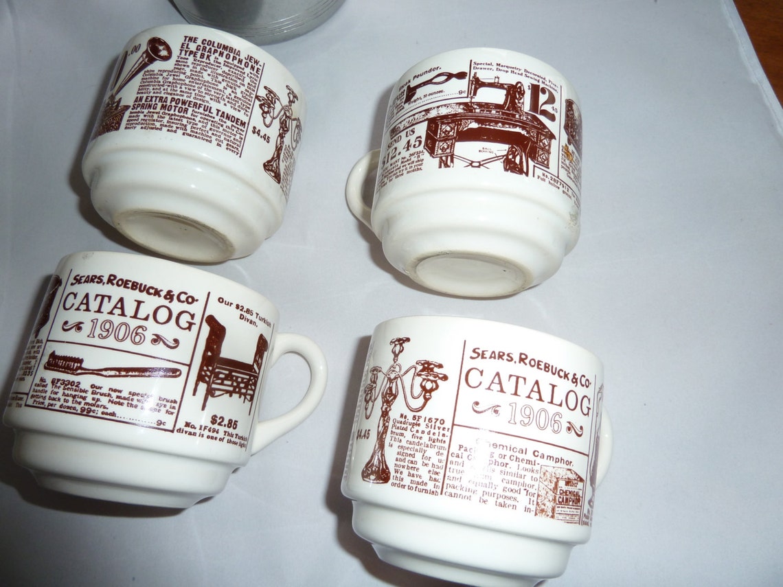 Sears Coffee Cup Set Advertising - Etsy