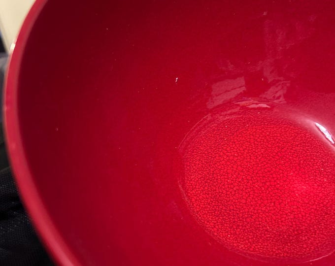 Waechtersbach Red 12 Inch Serving Bowl Germany - Etsy