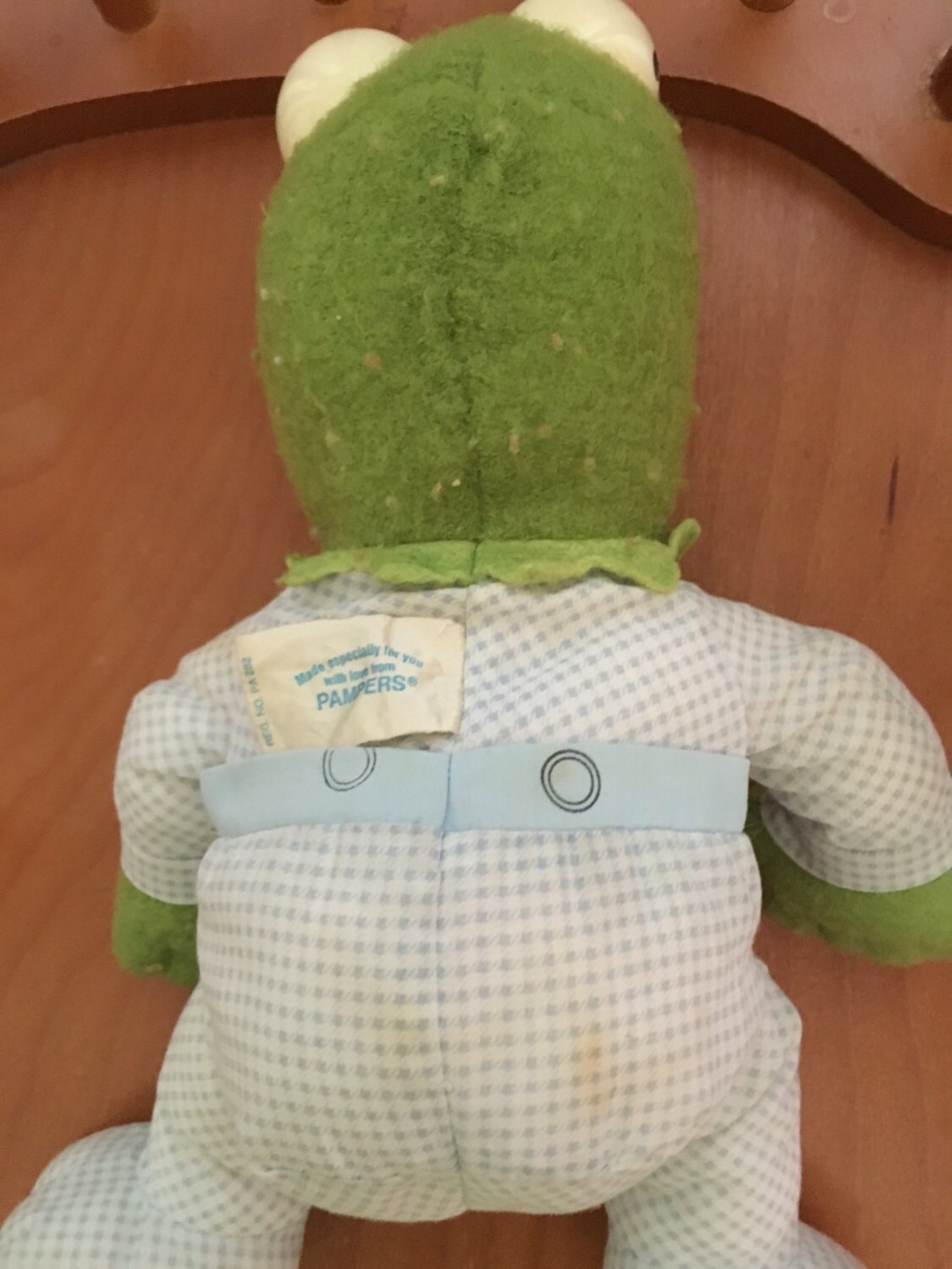 Baby Kermit the Frog Muppet Pampers Plush - Etsy