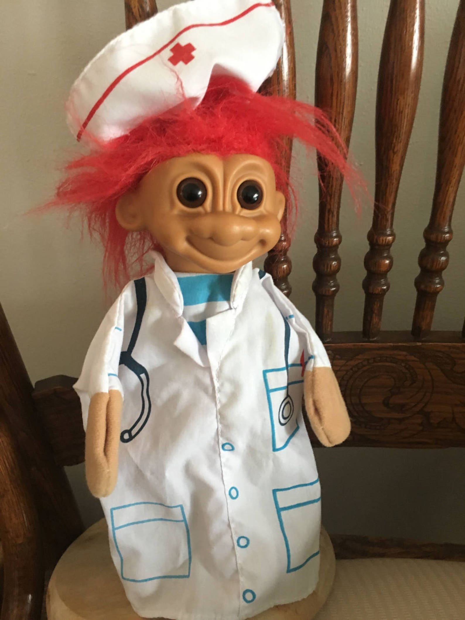 Vintage Red Hair Troll Puppet - Etsy