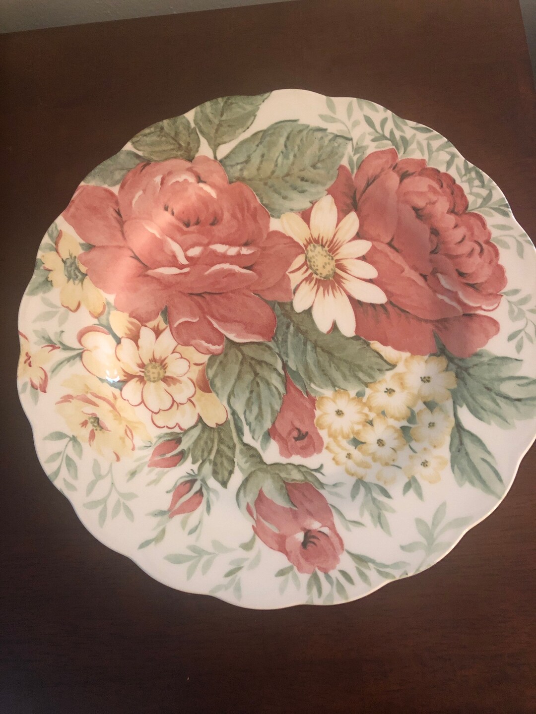 Vintage Nikko Floral Dinner Plates - Etsy