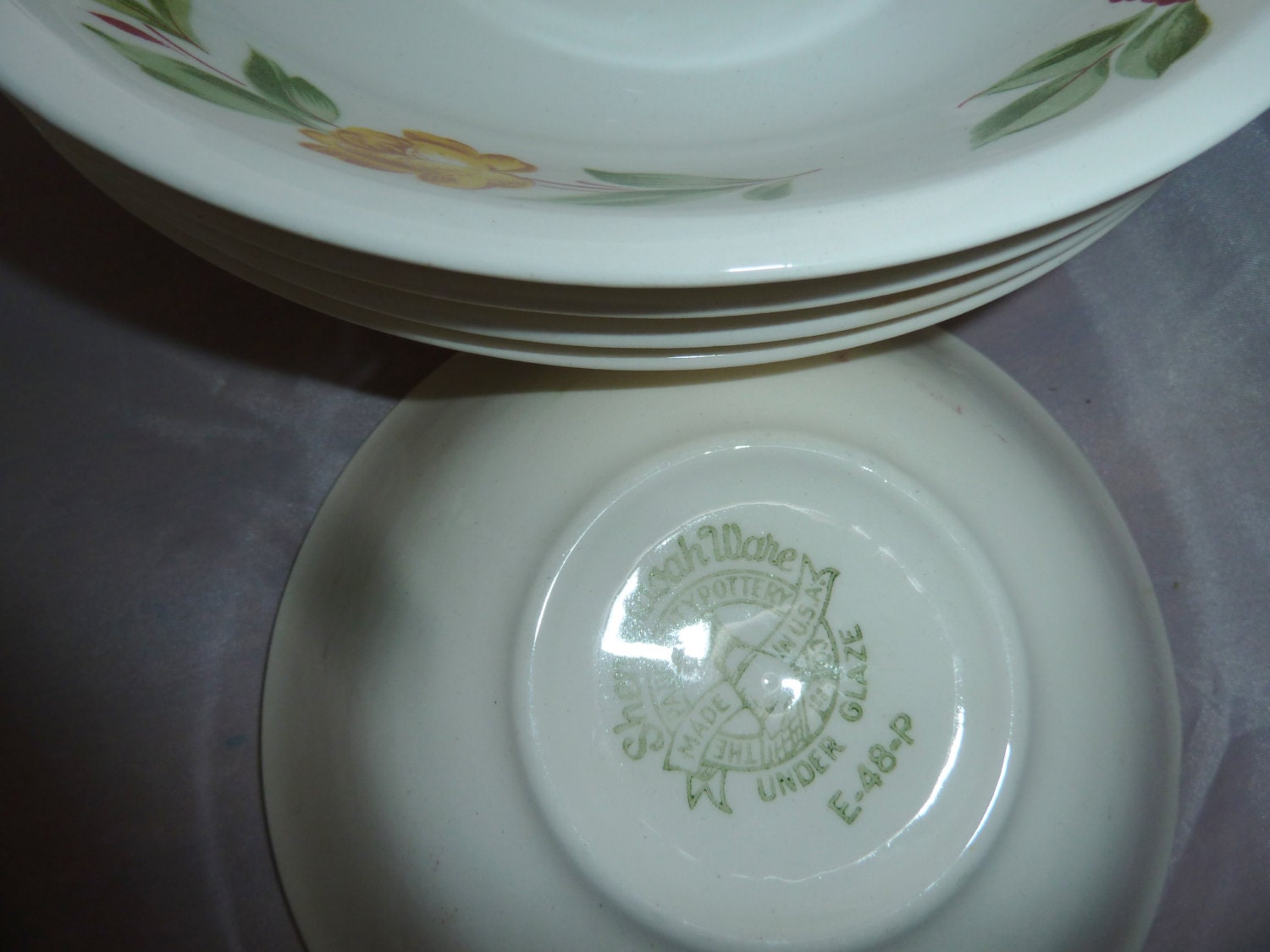 Shenandoah Ware Vintage Paden City 13 Dishes Poppy Roses - Etsy