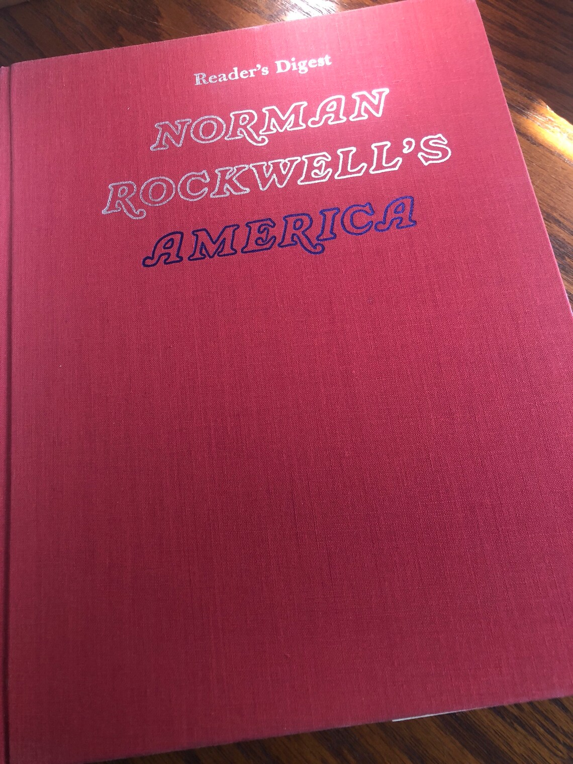 Vintage Coffee Table Book -NORMAN ROCKWELL Americareaders Digest - Etsy