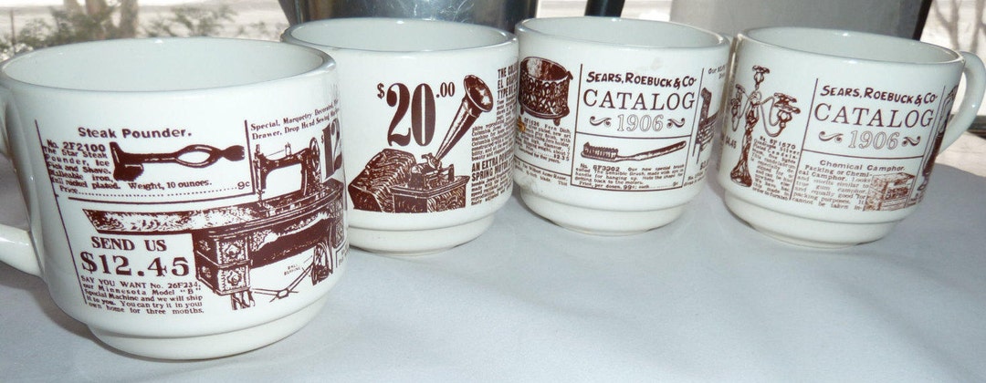 Sears Coffee Cup Set Advertising - Etsy