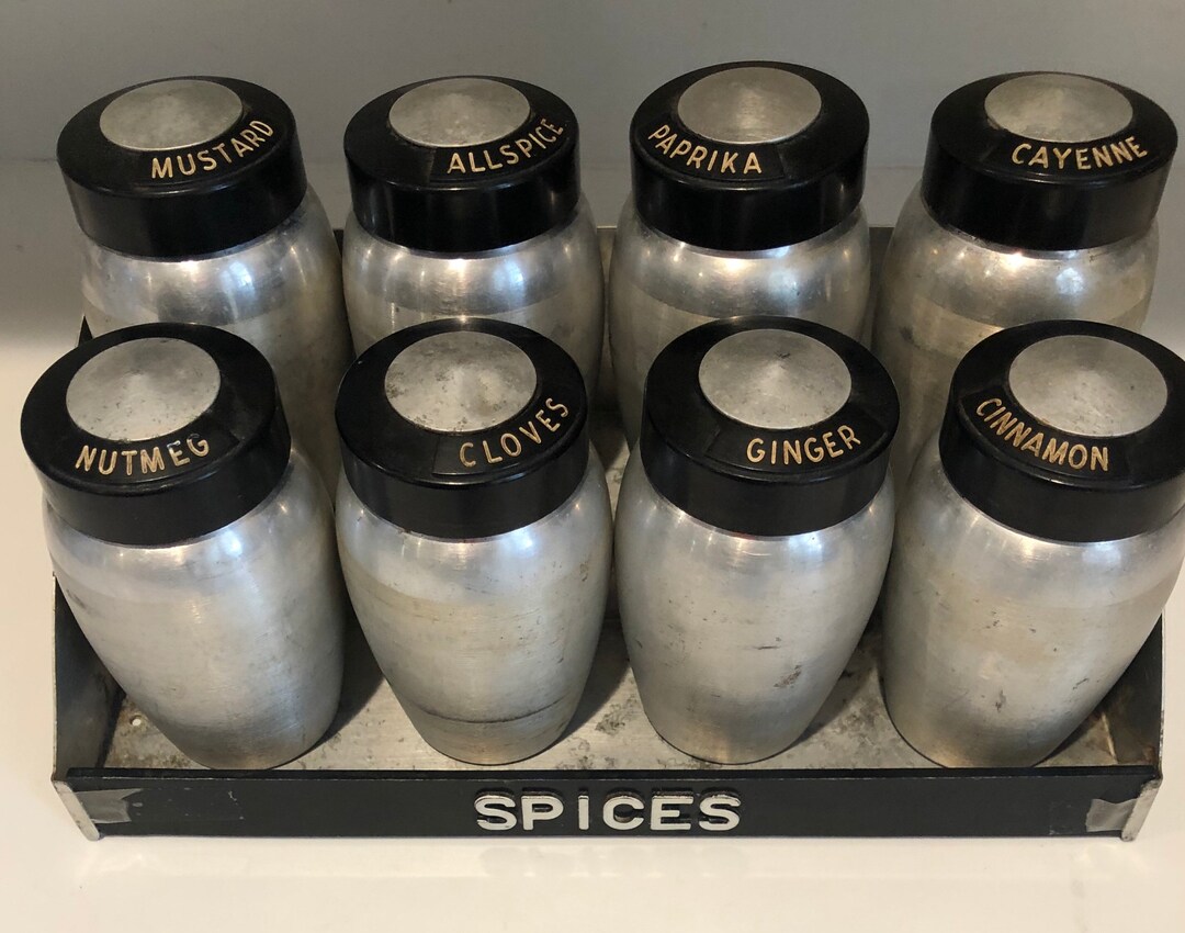 Vintage Aluminum Shakers for Spices - Etsy