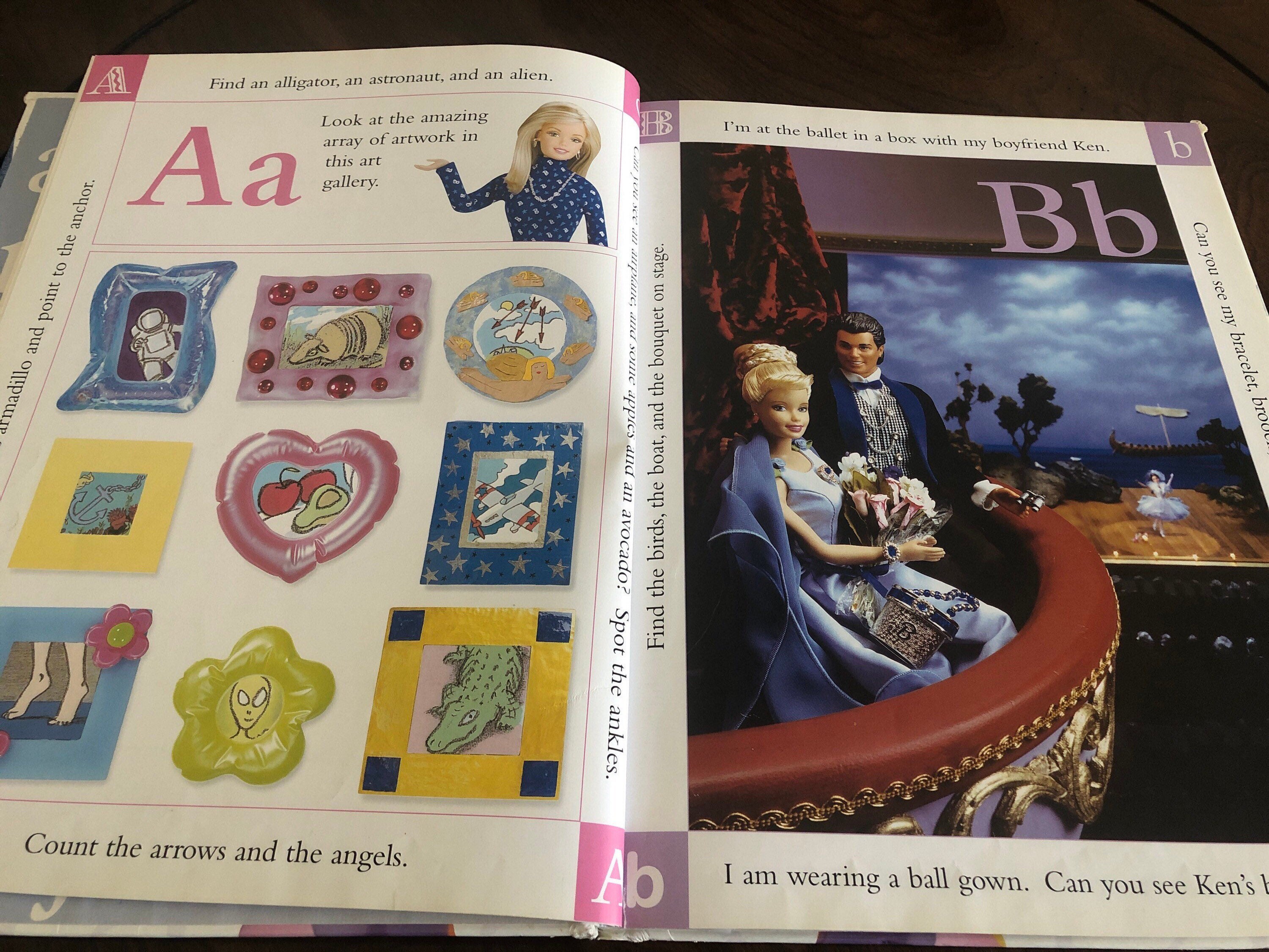 Barbie ABC Book | Etsy