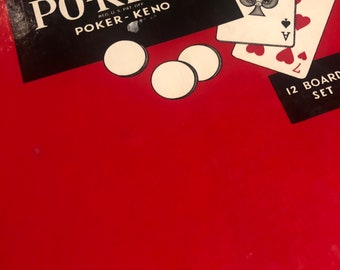 Pokeno Game Card With Chips - Etsy
