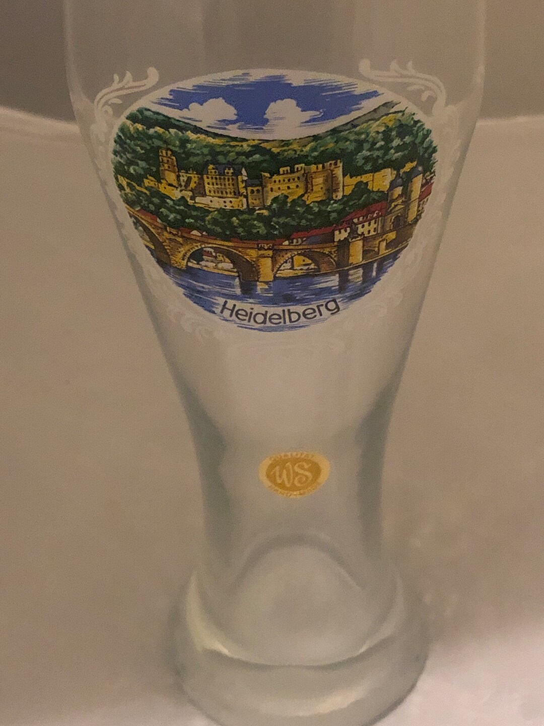 Heidelberg German Beer Glass - Etsy