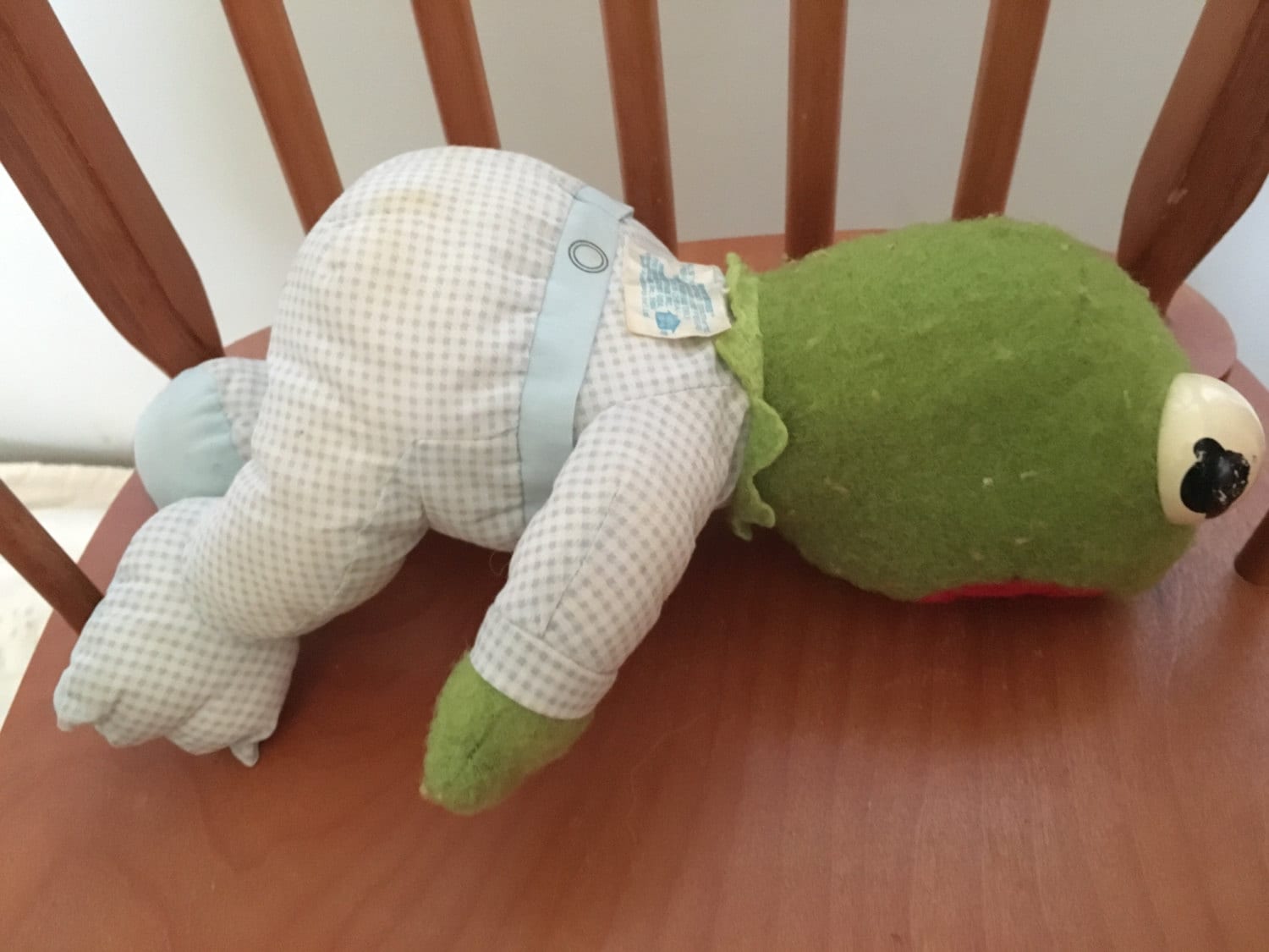 Baby Kermit the Frog Muppet Pampers Plush - Etsy