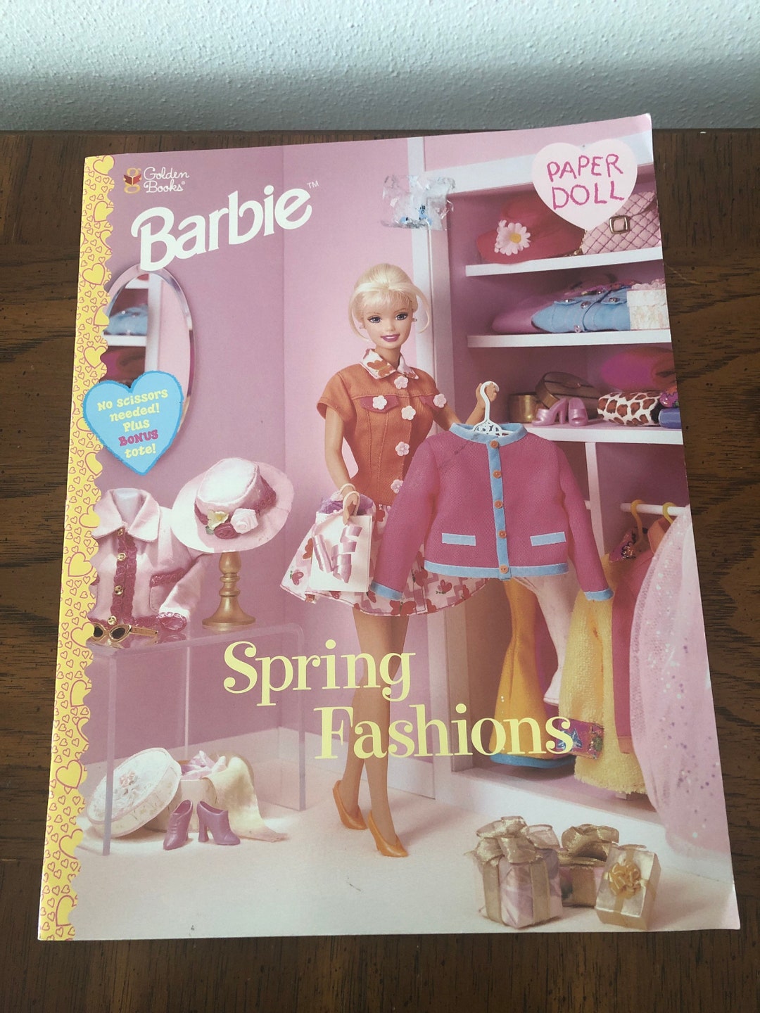 Barbie Paper Doll Book Spring Fashions - Etsy