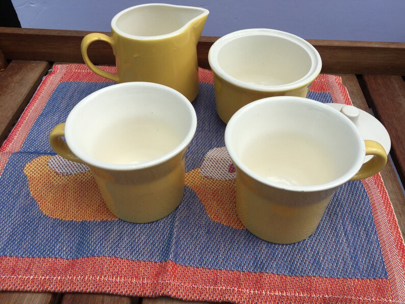Coffee Mugs ,sugar and Creamer Vintage USA - Etsy
