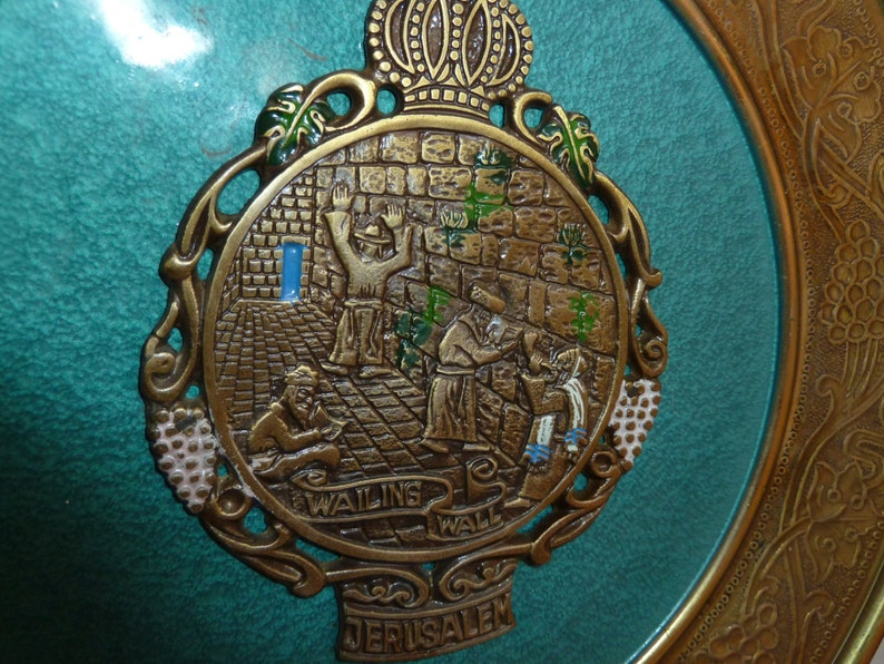 Jerusalem-israeli Wailing Wall Plate Sale - Etsy
