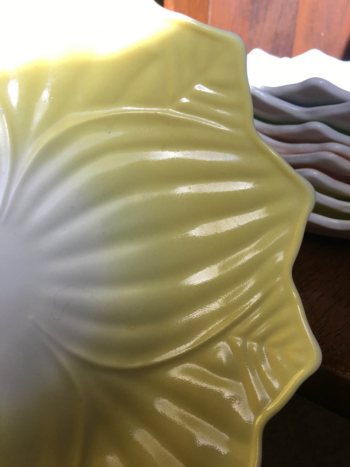 Fire King Flower Shaped Pastel Plates - Etsy