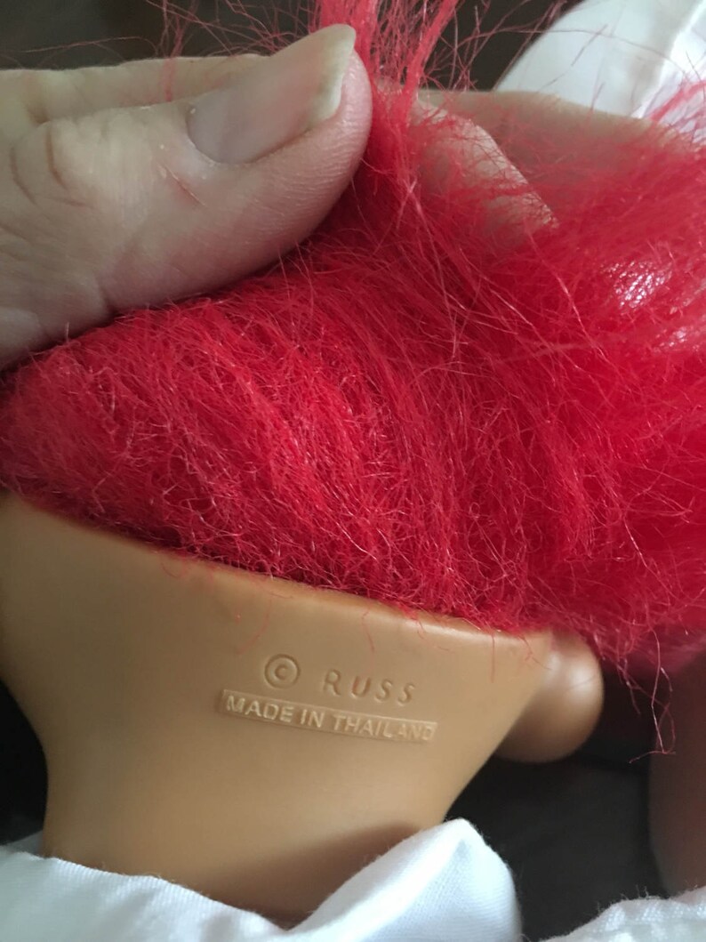 Vintage Red Hair Troll Puppet - Etsy