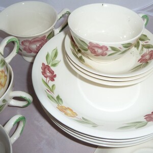 Shenandoah Ware Vintage Paden City 13 Dishes Poppy Roses - Etsy