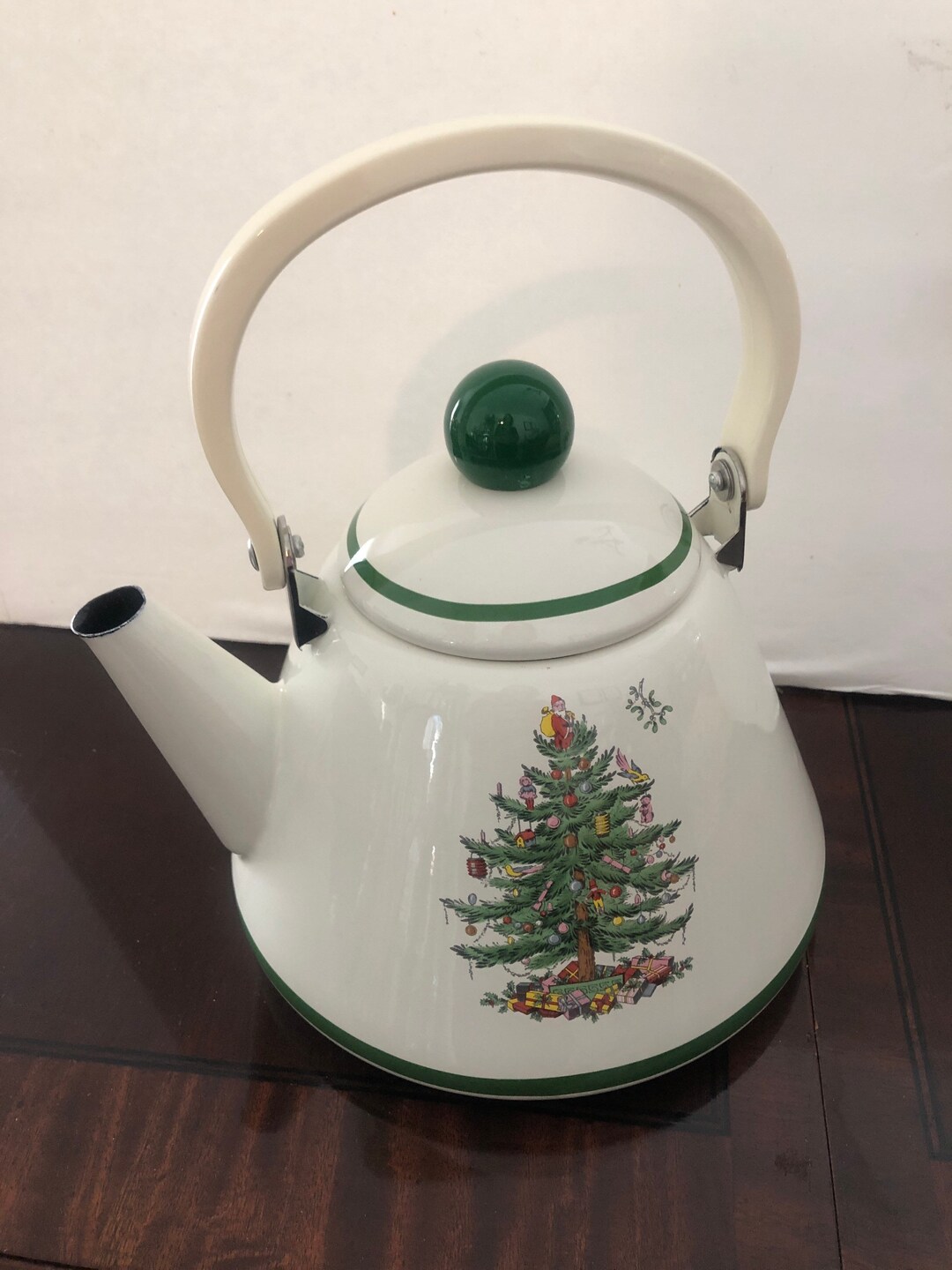Spode Christmas Kettle and Lid ! - Etsy