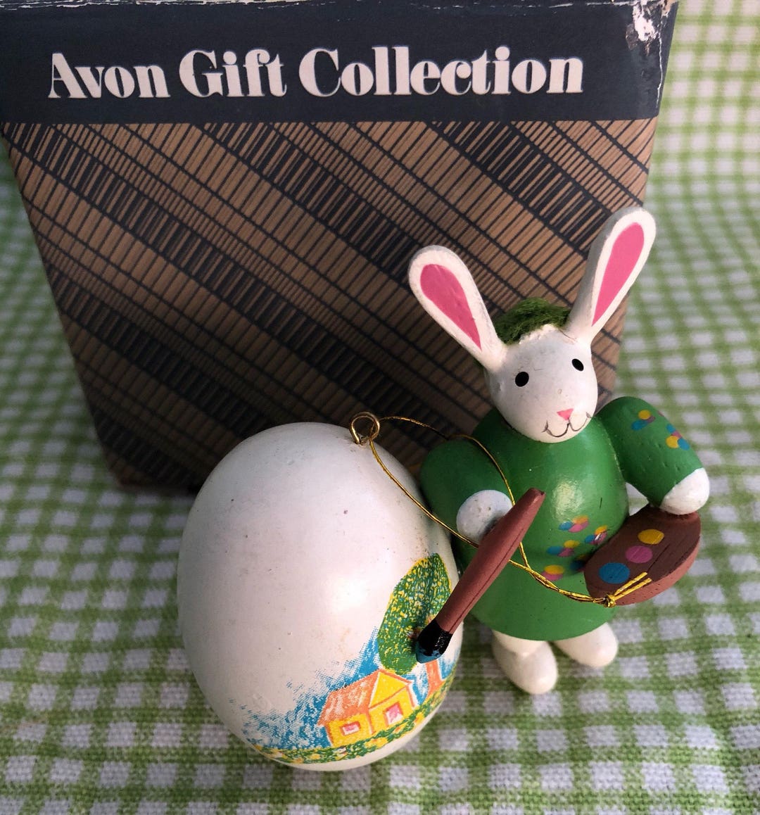 AVON Easter Egg and Bunny - Etsy