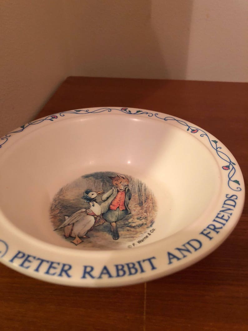 Beatrix Potter Bowl - Etsy