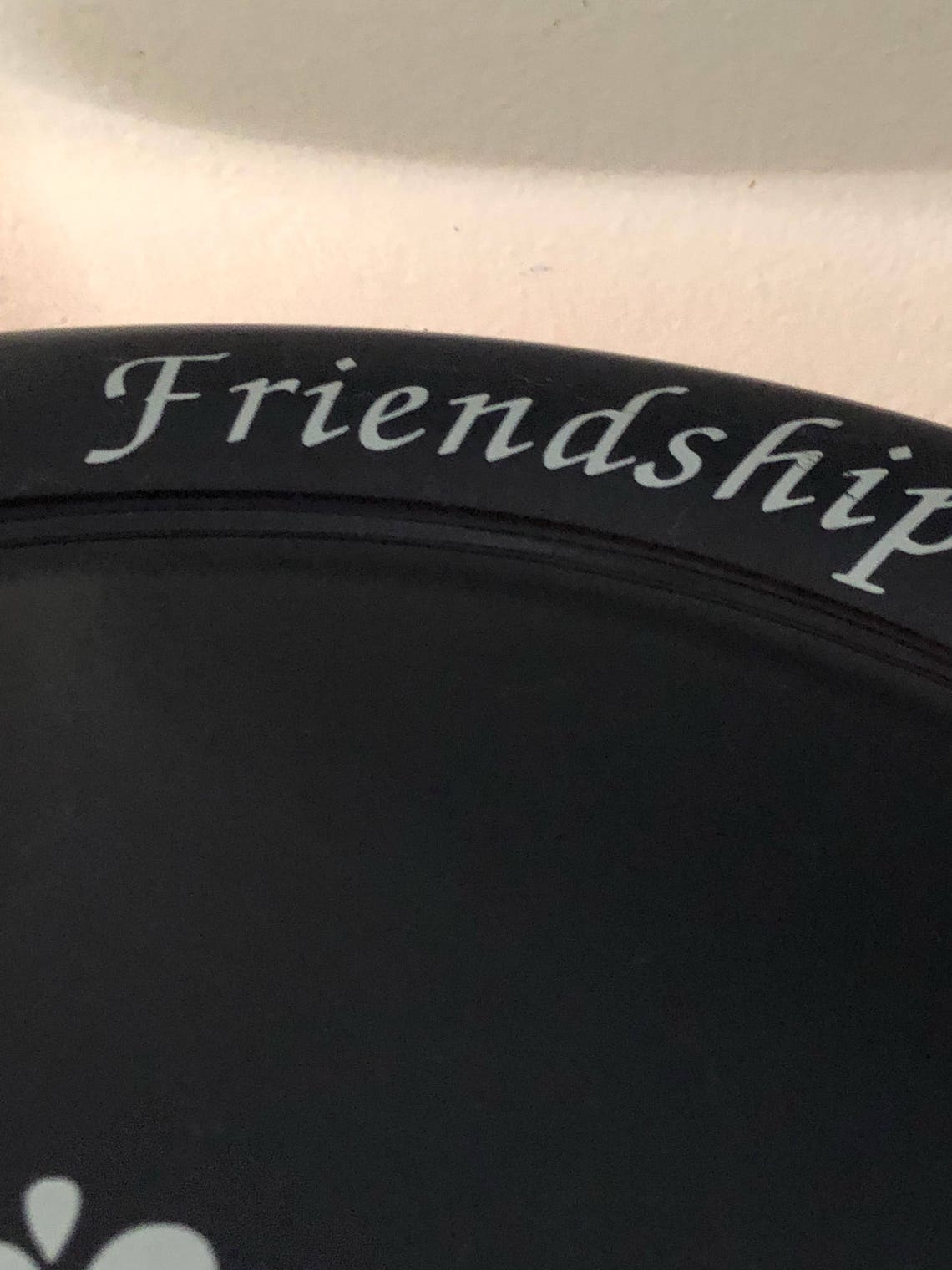Blue Friendship Round Platter - Etsy