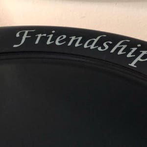 Blue Friendship Round Platter - Etsy
