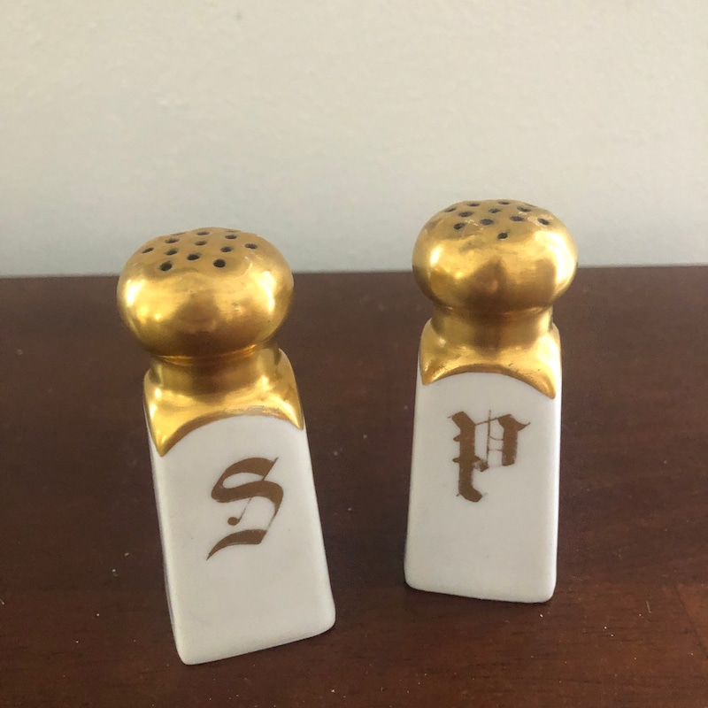 Gold Salt and Pepper - Etsy