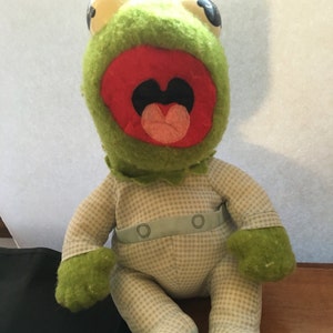 Baby Kermit the Frog Muppet Pampers Plush - Etsy