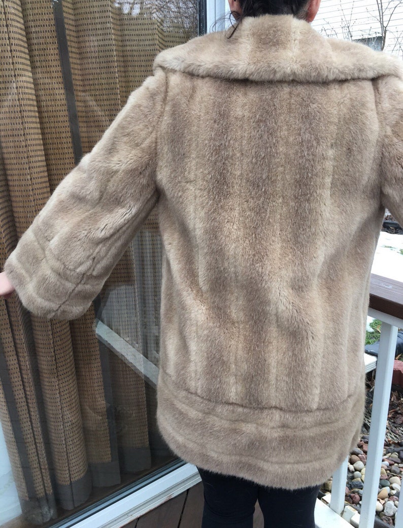 Fur Coat Early 70s Vintage Faux - Etsy