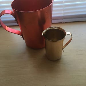 2 Aluminum Color Pitchers - Etsy
